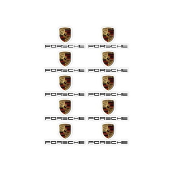 Design | Porsche Logo Very Nice Laminated Vinyl Stickers 3453 | Poshmark